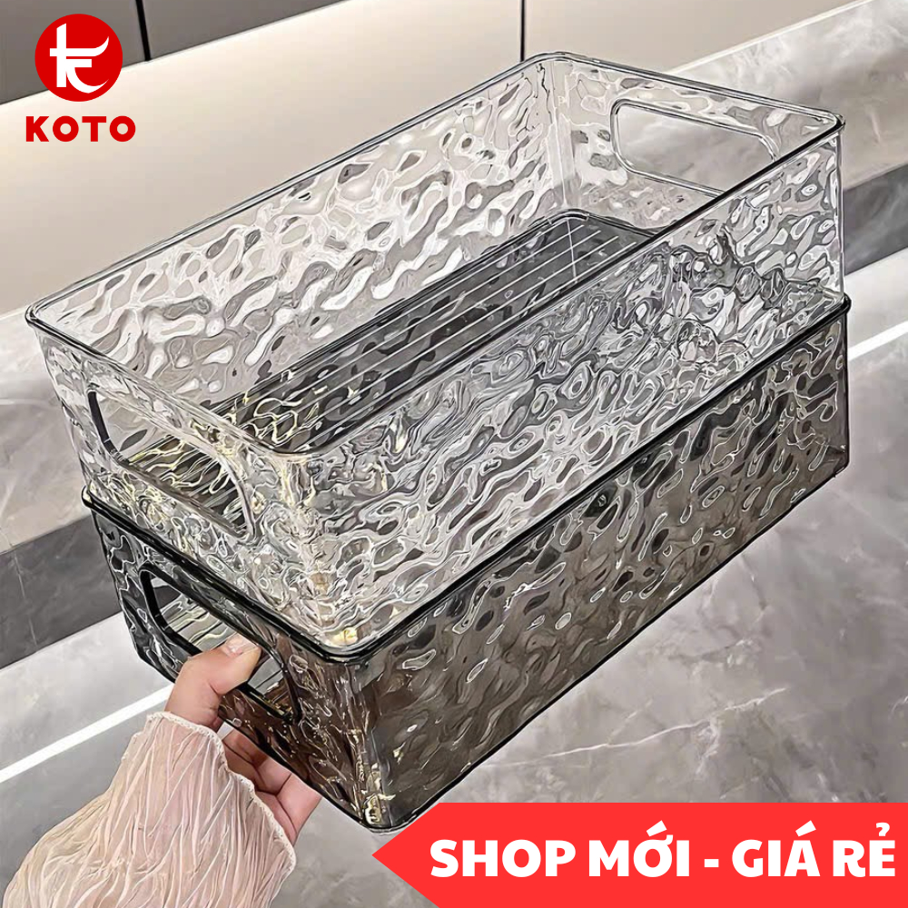 Luxury Diamond Transparent Cosmetic Tray, Stackable Multi-Purpose ...