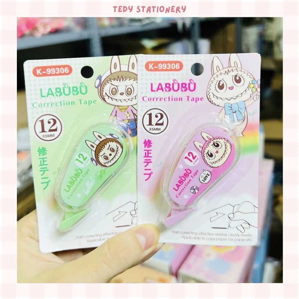 Labubu hot trend scissors eraser pen, tape eraser pen, Labubu scissors ...