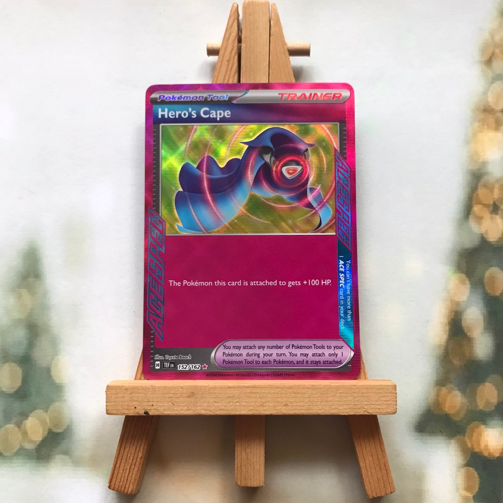 Pokemon Hero's Cape 152 / 162 - Scarlet & Violet Card: Genuine English ...