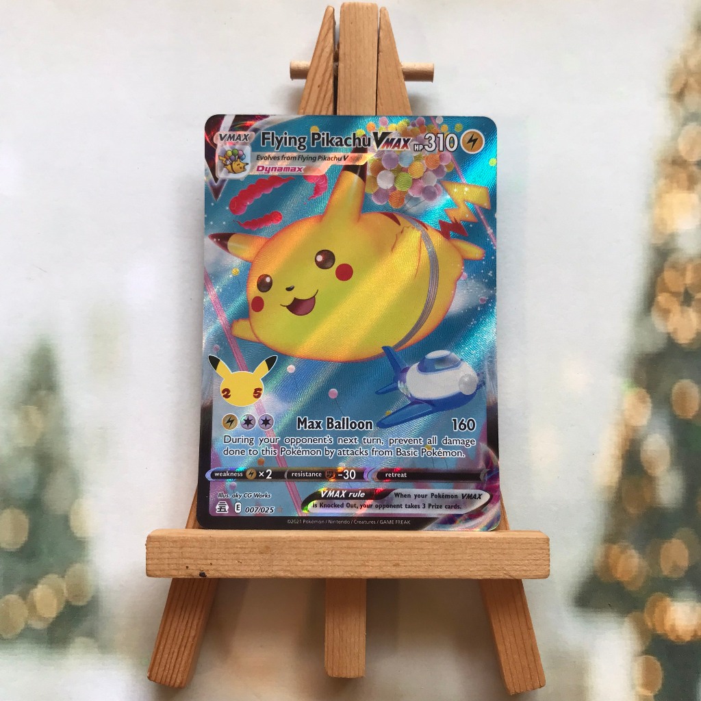 Pokemon Flying Pikachu VMAX 7 / 25 picture card - Genuine English Ultra ...