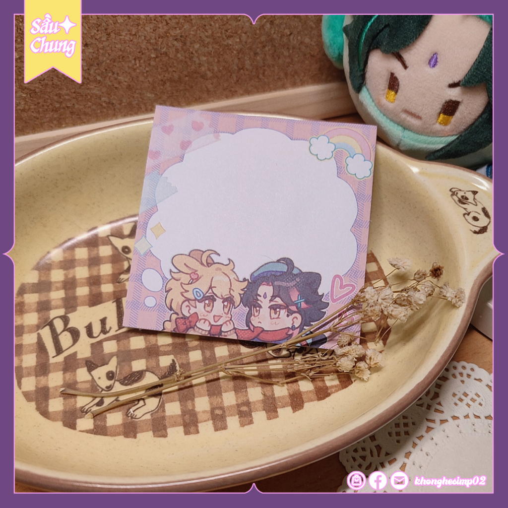 Cute XiaoAether note / note Paper (Genshin Impact) bag | Shopee Malaysia