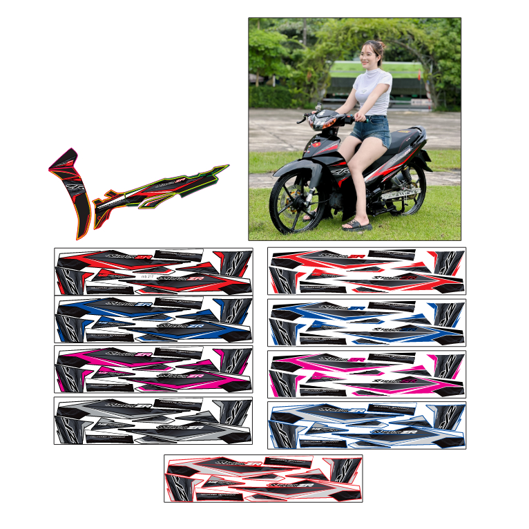 Sirius car decal model Zr - material is a deal with 3 layers that won't ...