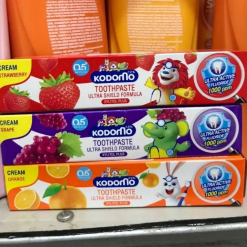 Kodomo Toothpaste Ultra Shield Formula Xylitol Plus Thailand Baby ...