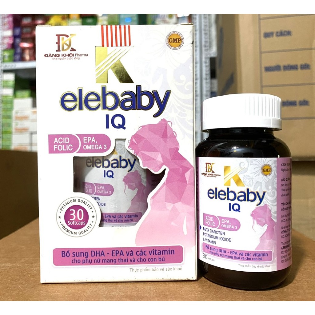K ELEVIT DHA - K ELEBABY IQ Supplement iron, folic acid, vitamins for ...