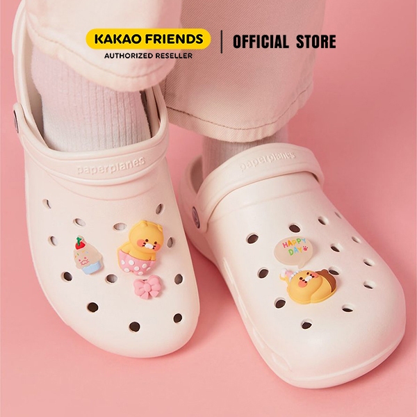 Genuine Crocs Choonsik, Ryan, Apeach Slipper Charm Set - Kakao Friends | Shopee Malaysia