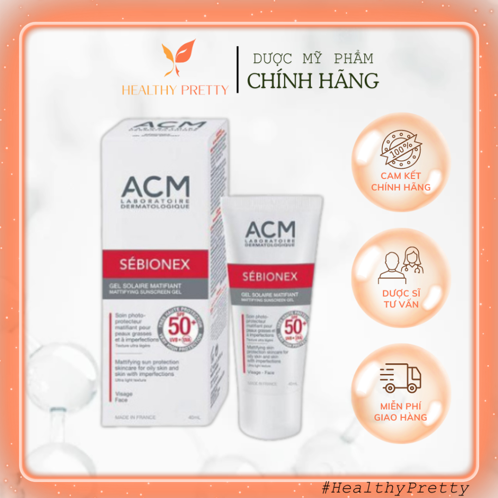 [ACM] Sunscreen for Oily Skin - ACM Sebionex Mattifying Sunscreen Gel ...