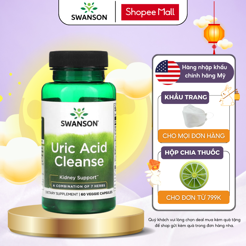 Reducing Symptoms Caused By Swanson uric acid Cleanse Helps To Enhance ...