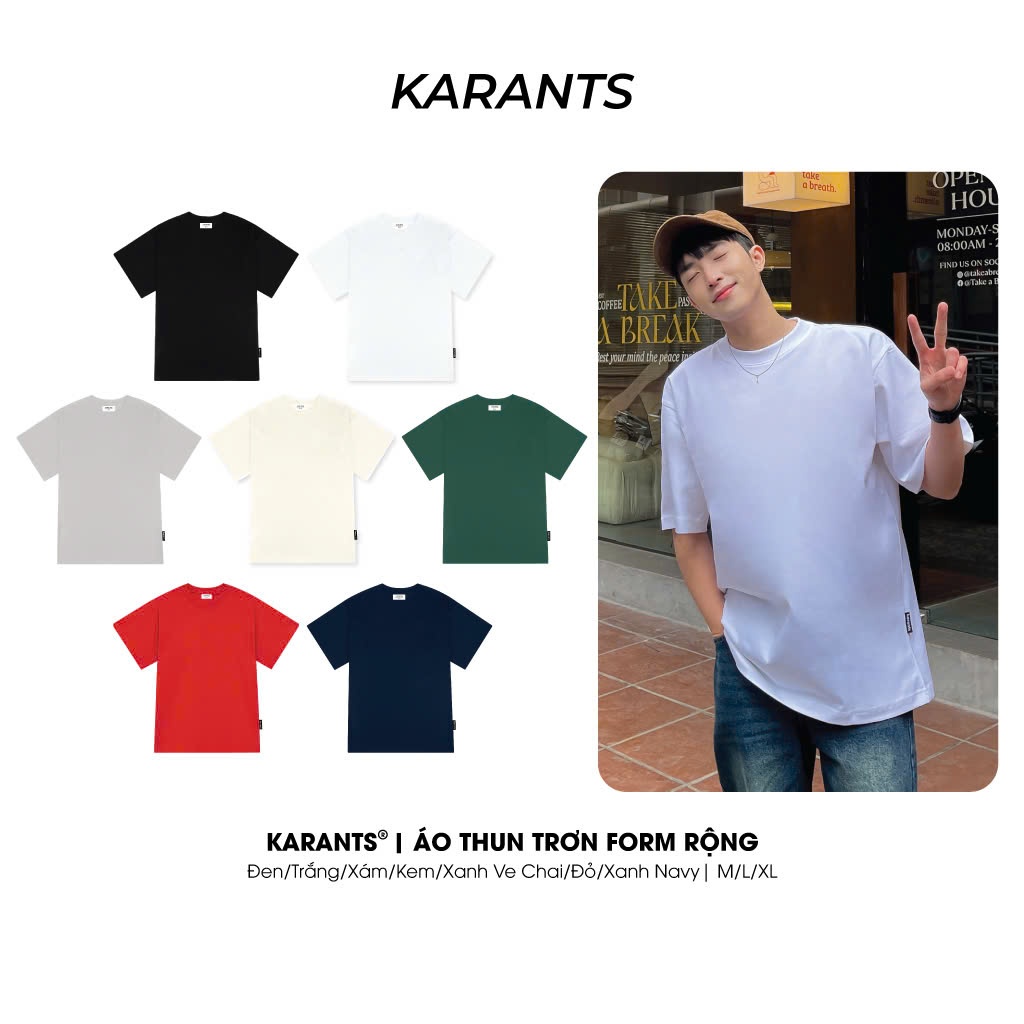 Basic Karants Local Brand Streetwear Form Oversize Plain T-shirt - KR79 ...