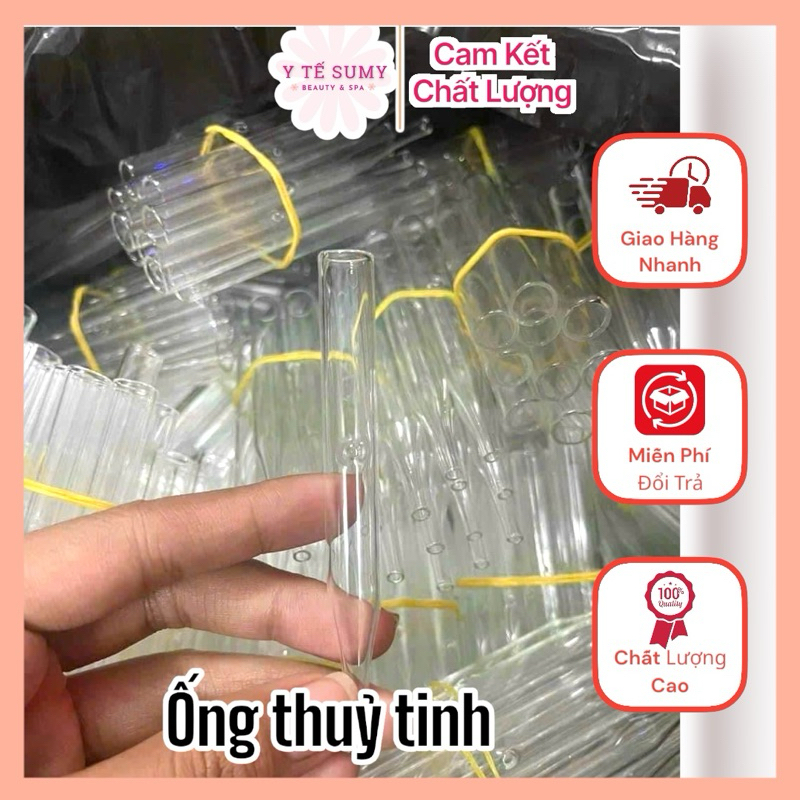 (Combo of 100 glass acne suction tubes) - 100 Acne Suction Tubes (Thick ...