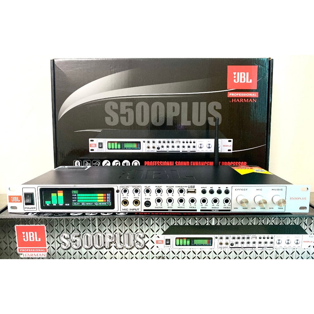 Jbi S500 Plus Digital Hybrid Echo with Reverb, Anti-Howling, Remote ...