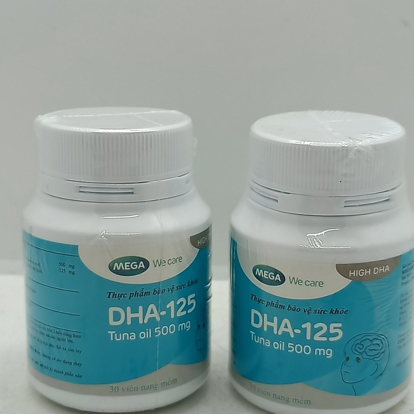 [Genuine] Dha-125 tuna oil 500mg Brightening brain tonic tablets box of ...