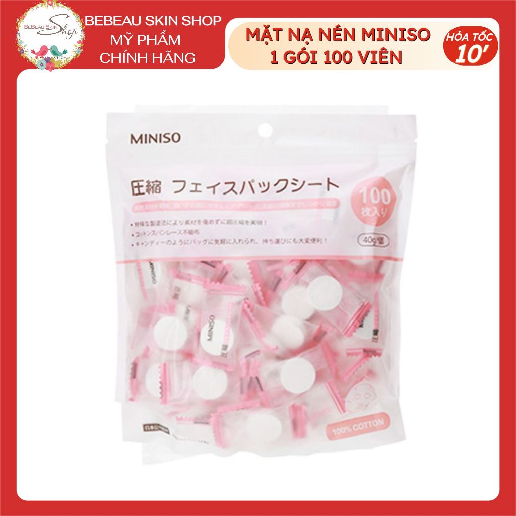 Japanese Miniso Compressed Mask (Bag) | Shopee Malaysia