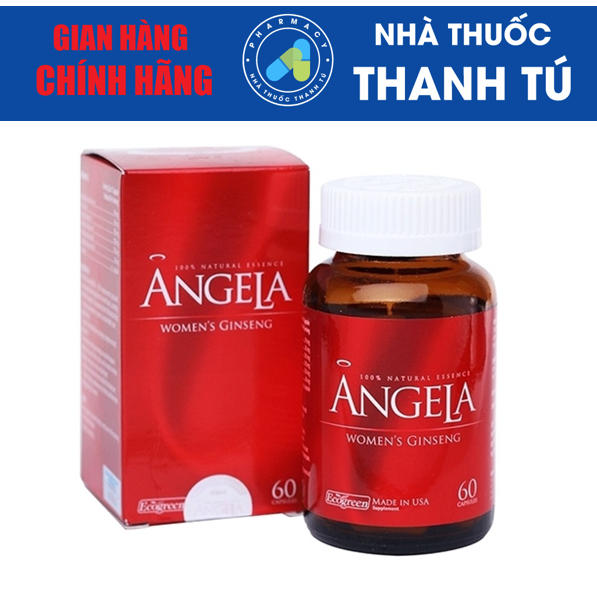 Angela Gold Ginseng - Enhance female physiology - bottle of 60 tablets ...