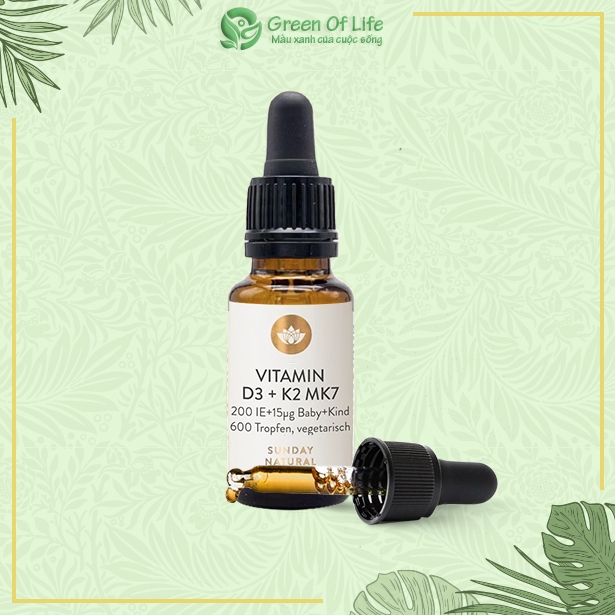 D3 K2 MK7 Sunday for babies - Vitamin D3 K2 MK7 Sunday 20ml Germany | Shopee Malaysia