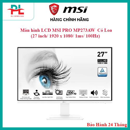 Msi PRO MP273AW / MP275 LCD Screen (27 inch / 1920 x 1080 / 1ms / 100Hz ...
