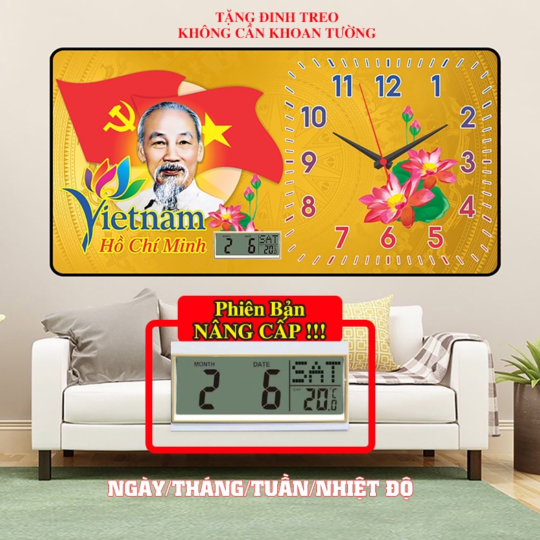 Wall Mirror Clock "DOC HO" High Quality 5D UV Printing - Painting Clock ...