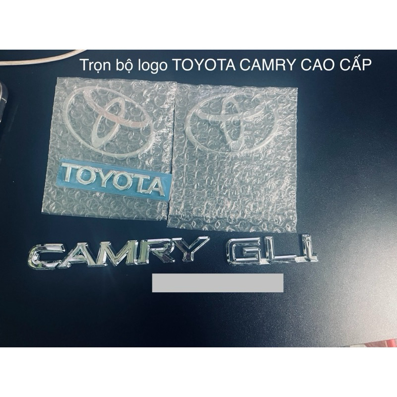 Full set of TOYOTA CAMRY logo stickers on genuine car body at cheap ...