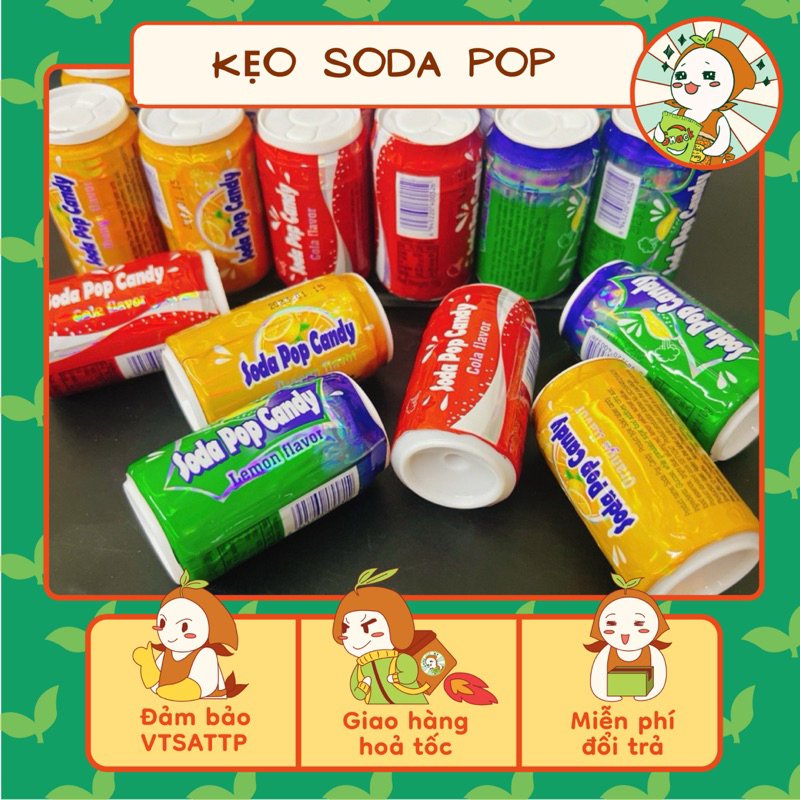 Soda pop candy, soft drink can shaped C candy (10g can), Nursery Snacks. | Shopee Malaysia