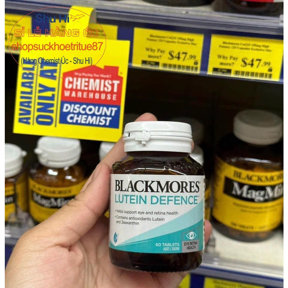 Blackmores lutein defense eye supplement 60 Australian tablets ...