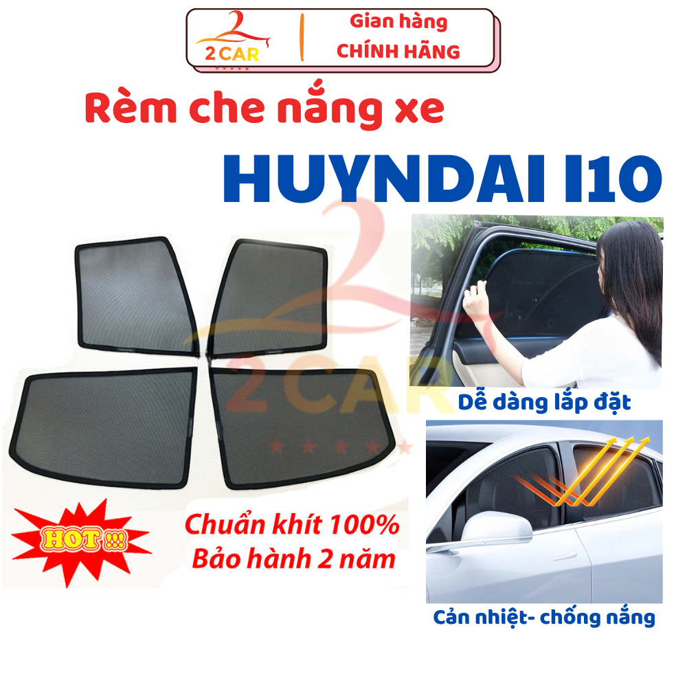 Sun curtains for Hyundai I10 hatchback and sedan versions 2014- 2020 ...