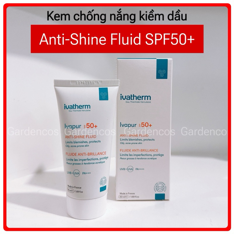 Ivatherm Ivapur Anti-Shine Fluid SPF50+ 50ml - Gardencos | Shopee Malaysia