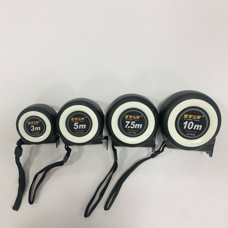Metric ruler, self-locking black and white tape measure (3M, 5M, 7.5M, 10M) | Shopee Malaysia