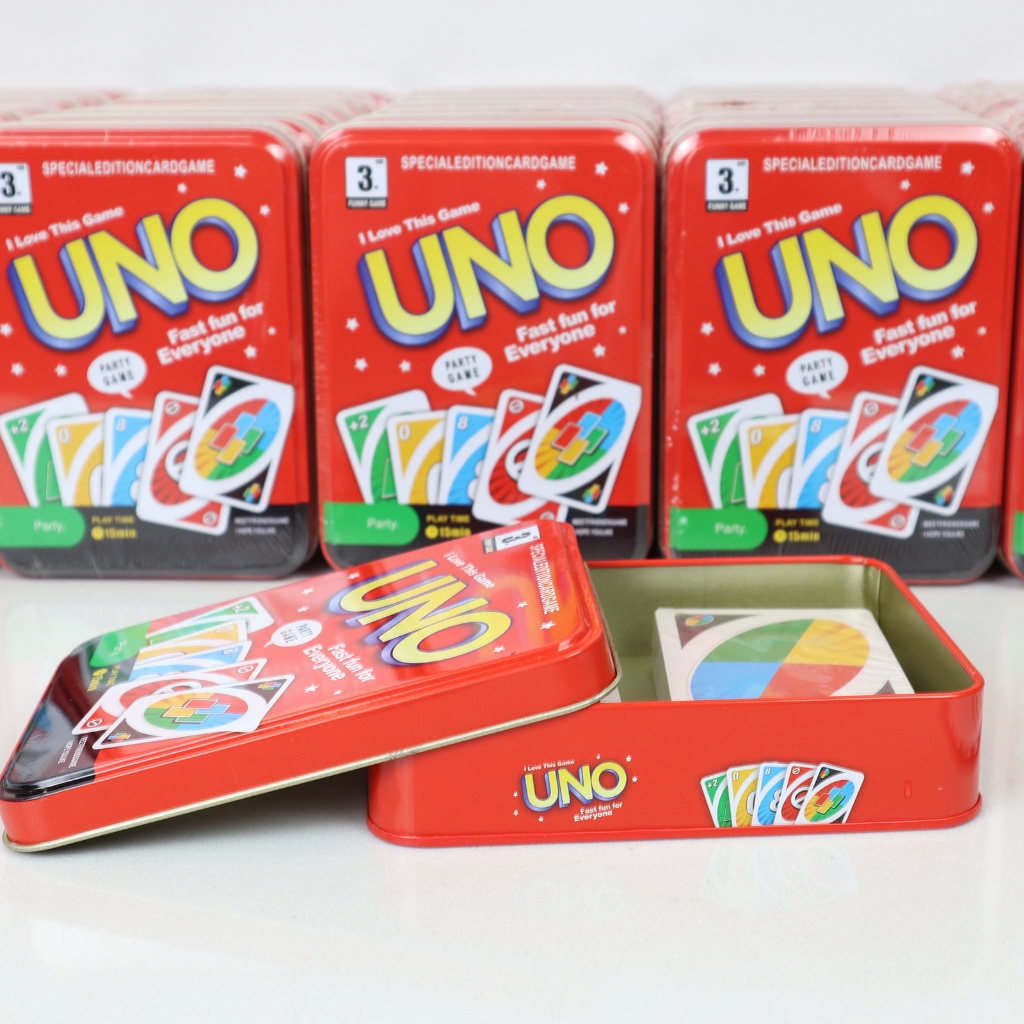 Uno Classic Card Set Tin Box 108 cards - Special Edition Special ...