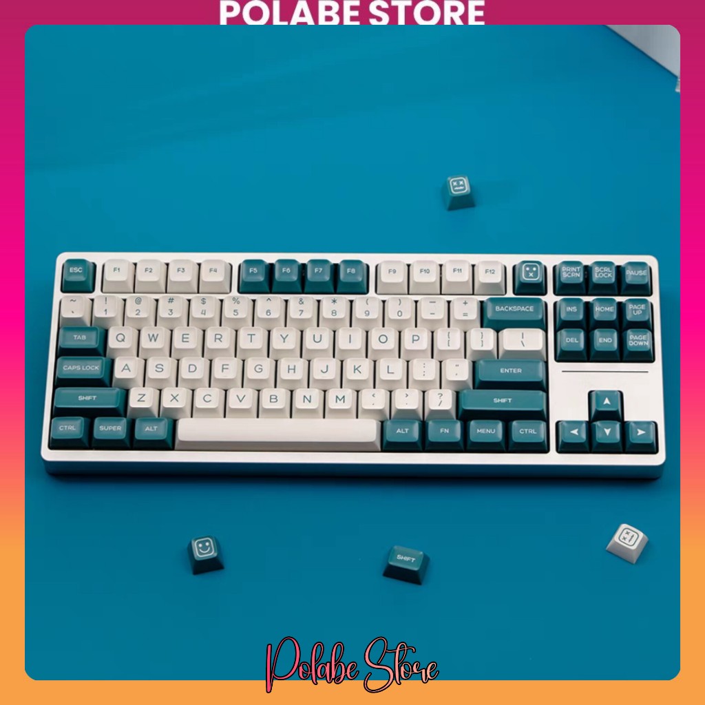 Keycap QXA Blue White mechanical keyboard MDA Building Block MDA ...