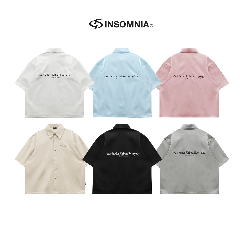Oversize Aesthetics INSOMNIA Unisex Local Brand Shirt - TS028 | Shopee ...