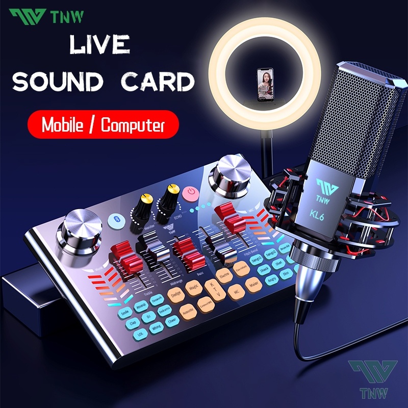 Tnw V18 Sound card,Sound card bluetooth,Sound card for audio lovers ...