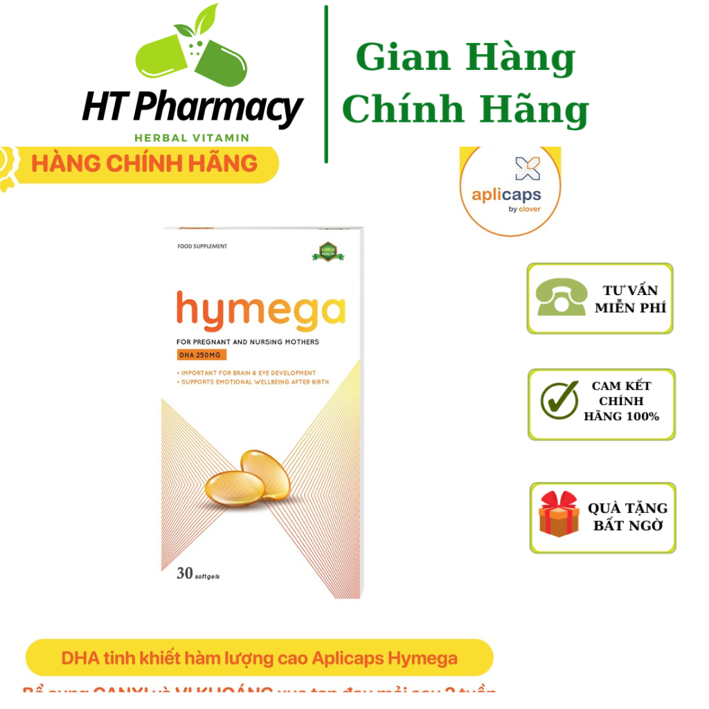 Dha supplements with pure high content, EPA, vitamin E Aplicaps Hymega ...