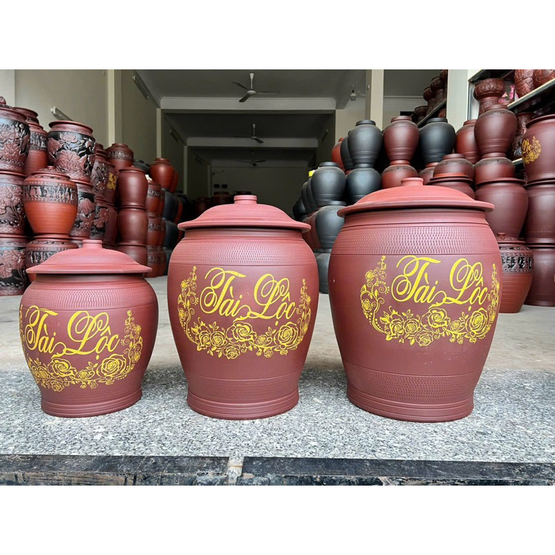 Rice jars, Tai Loc Bat Trang rice jars 10kg 15kg 20kg | Shopee Malaysia