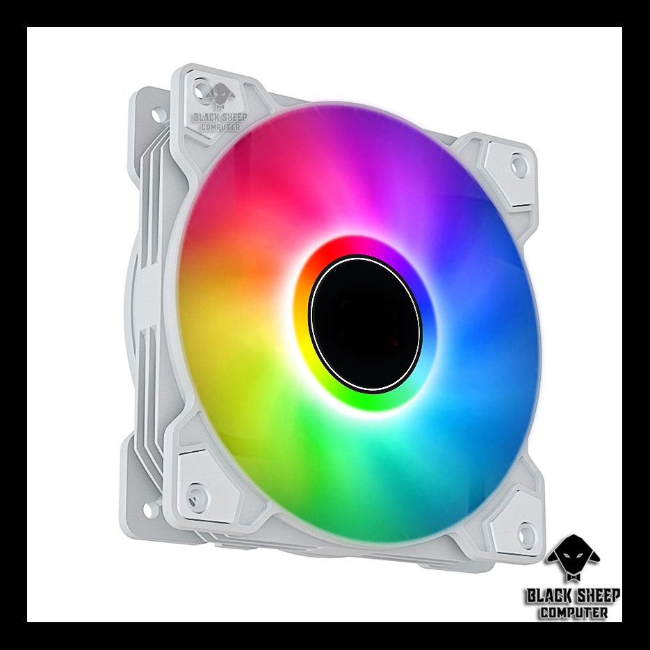 TOMATO C50 WHITE Fan With 4 Screws (Direct power connection without Hub ...