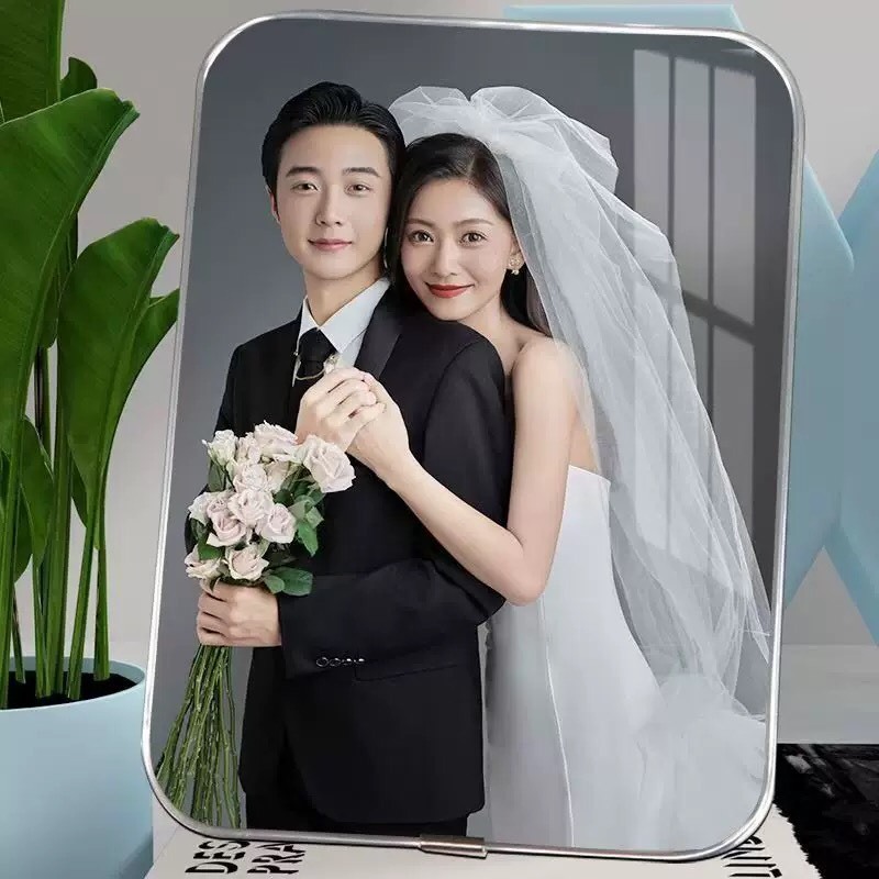 Mika mirrored tabletop photo frame, MIZAN brand mirrored wall photo ...