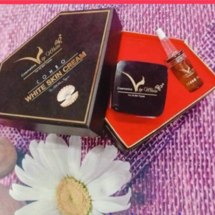 Face White skin cream Vip White facial whitening cream set with Vip ...