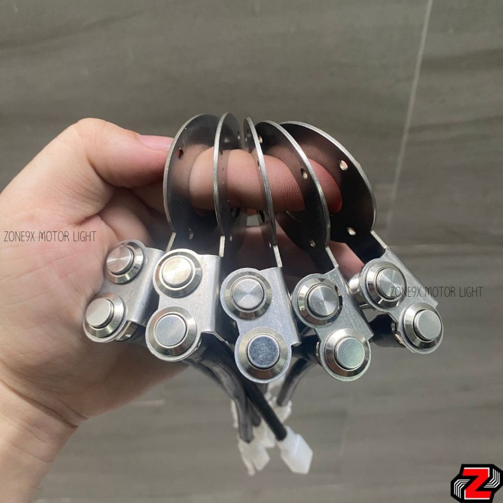 Handlebar Mounting Switch with 2 round buttons 12mm for 2-color ...