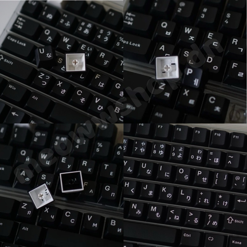 Japanese Bilingual Wob Keycap | Korean Bilingual | Bilingual Russian ...