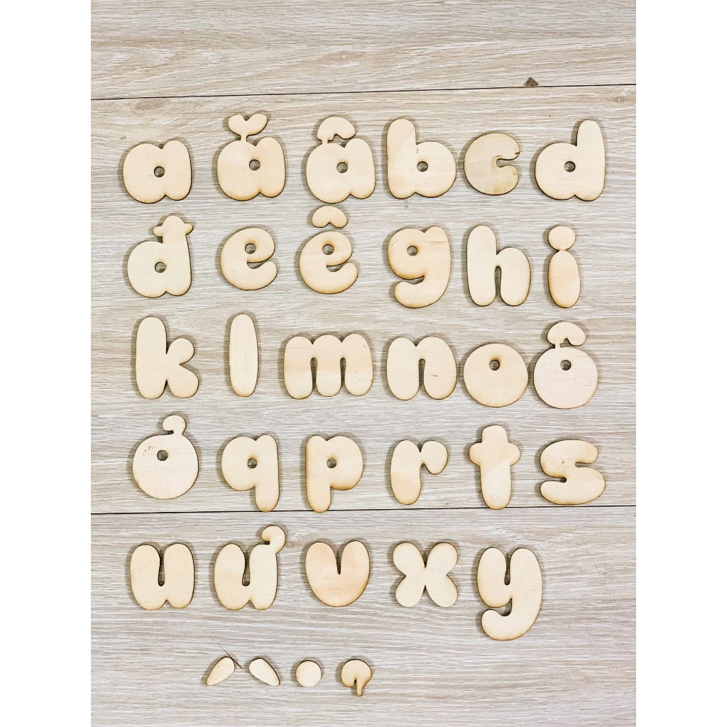 Set of Vietnamese letters as shown for decor | Shopee Malaysia