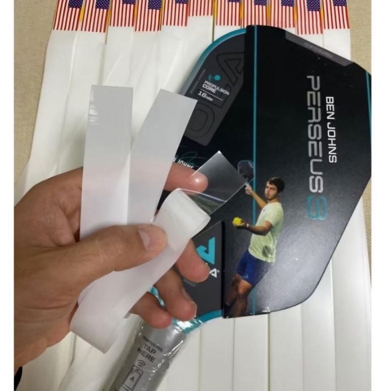Transparent pickleball racket edge stickers (Full racket) | Shopee Malaysia