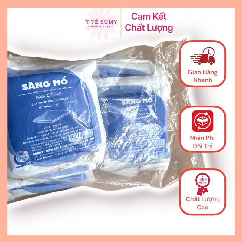 (Combo Of 10 pieces) An Lanh medical surgical chancre 60cmx80cm without ...