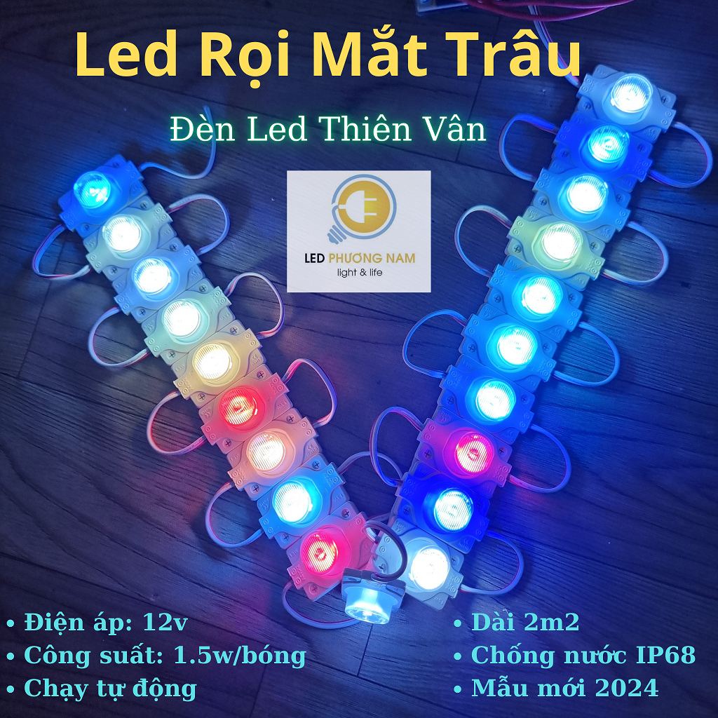 Super Bright 1-Eye LED Spotlight with Full Color Automatic - 1.5W LED ...