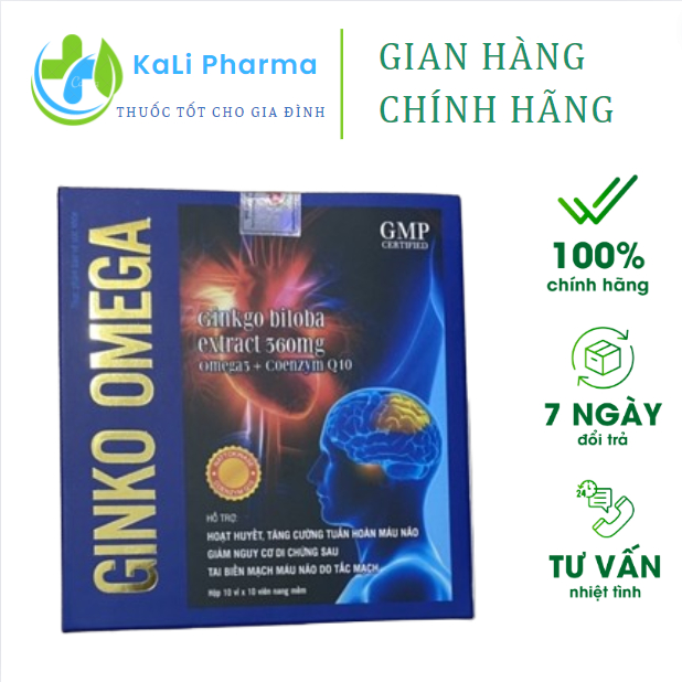 Ginkgo OMEGA 360 Q10 activated brain blood care helps to nourish the ...