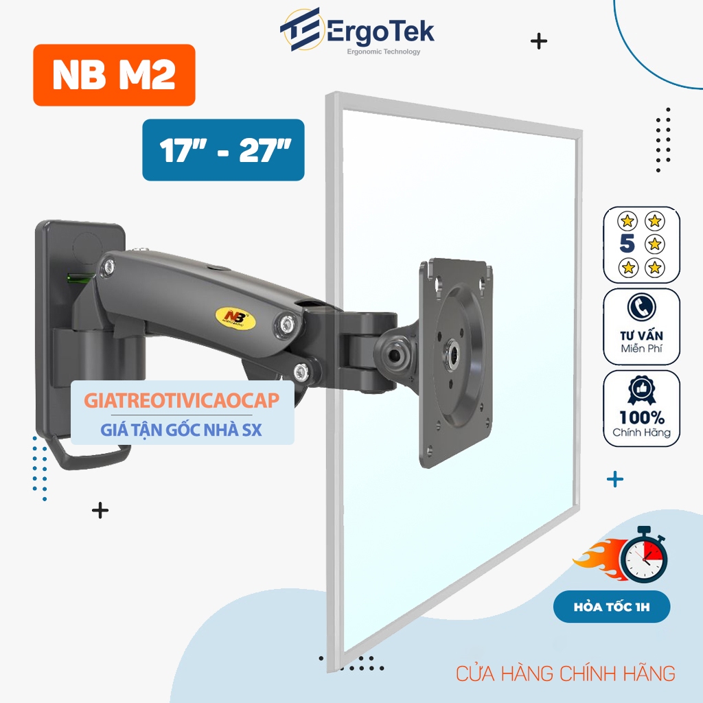 Nb F120 / NB M2 17 - 27 Inch Computer Monitor Mount - 360 Degree ...