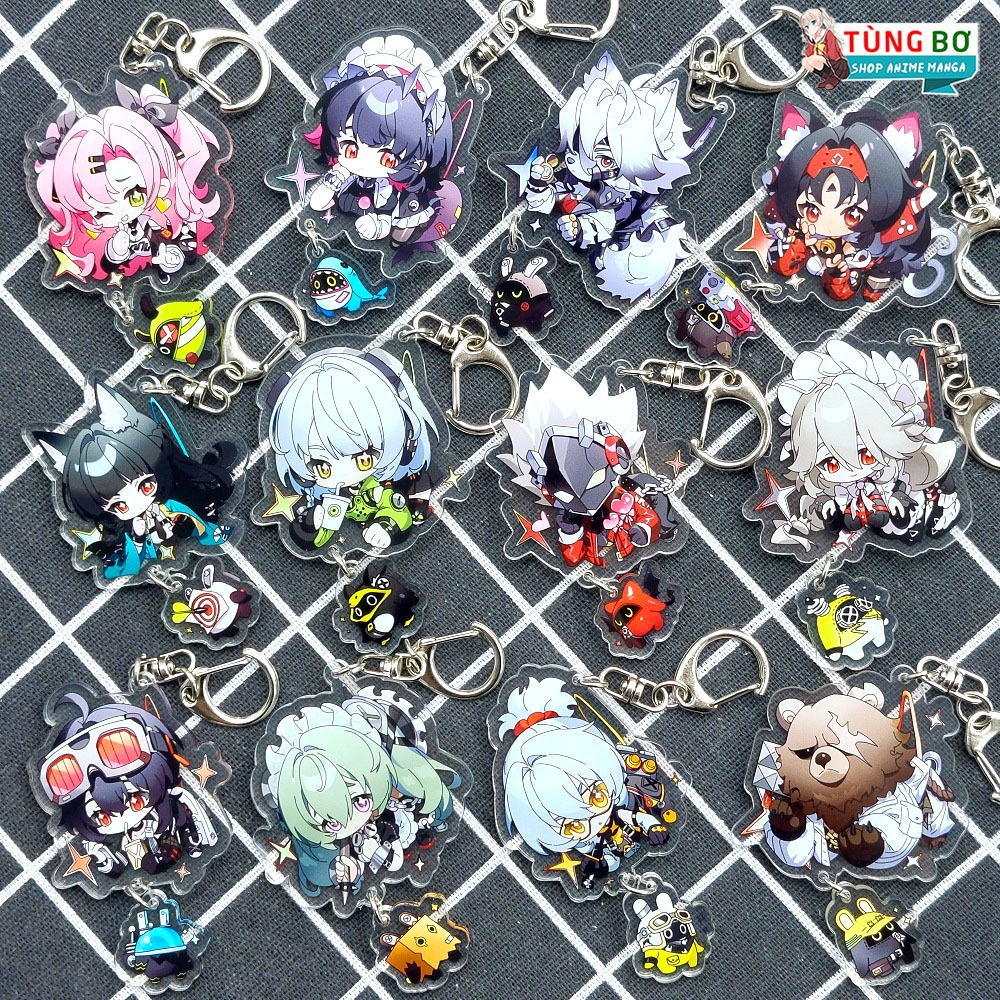 Zenless Zone Zero Keychain with 2-Sided Mica Printing (Hanging Model ...