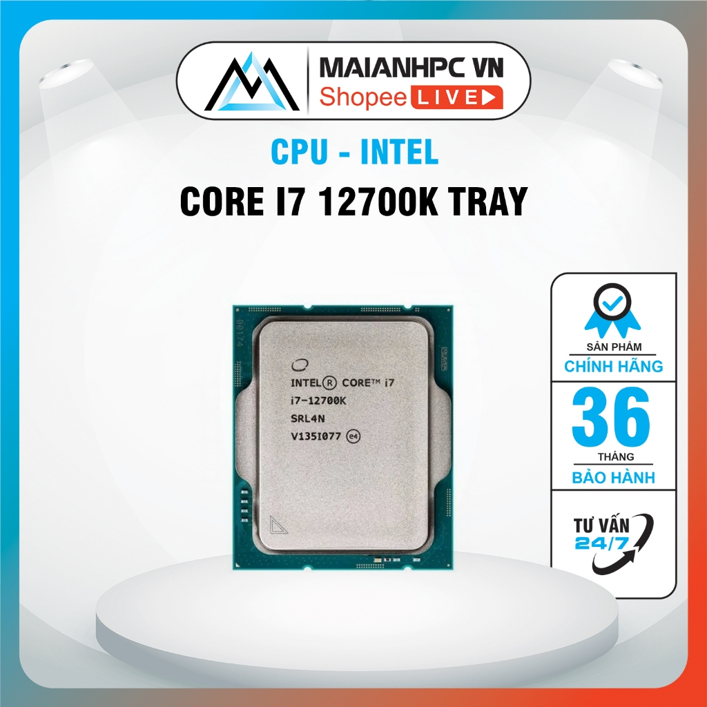 Cpu Intel Core i7 Tray (5.00GHz, 12 Core 20 Threads, 25M Cache, Alder Lake) - Intel LGA 1700 ...