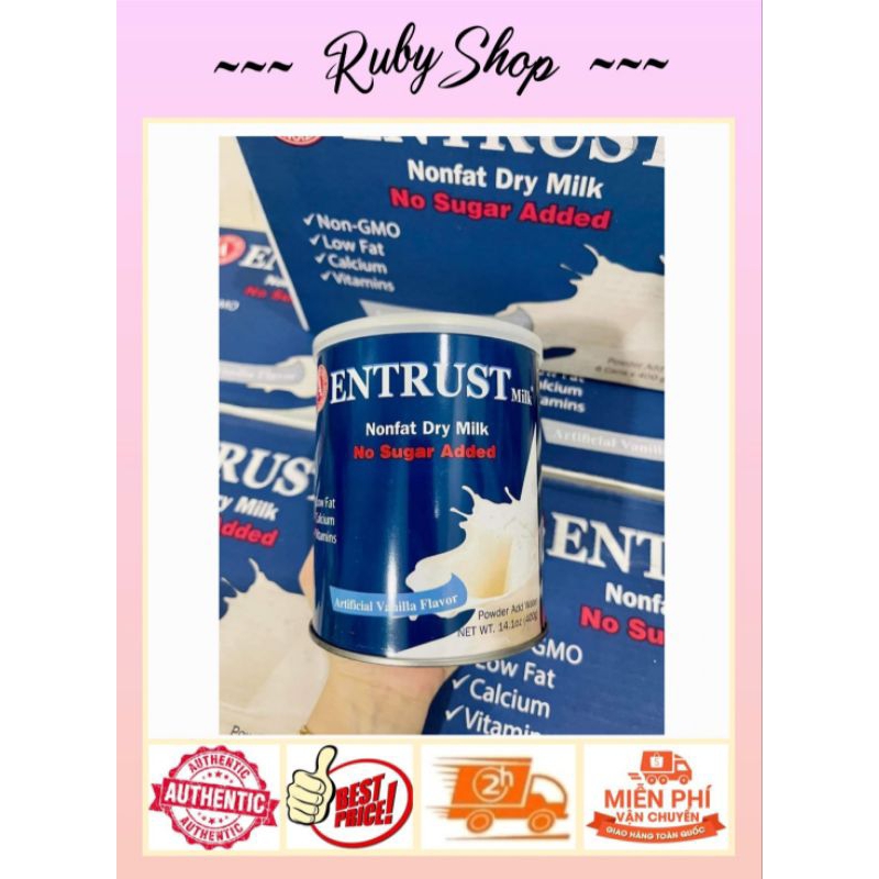 (Date October 26) Entrust Nonfat Dry Milk Powder 400g for people with ...