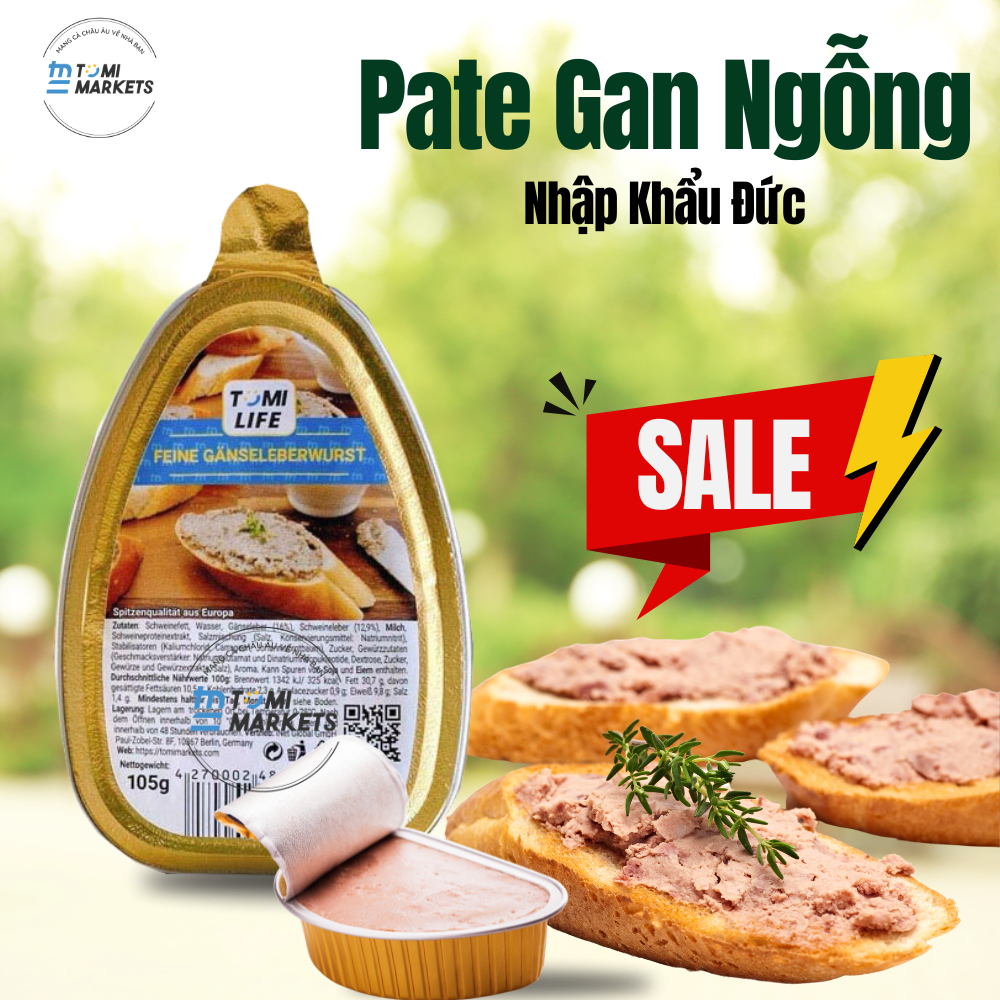 [Buy 6 Get 1 Free] Set of 6 Boxes of TomiLife Goose Liver Pate 105G ...