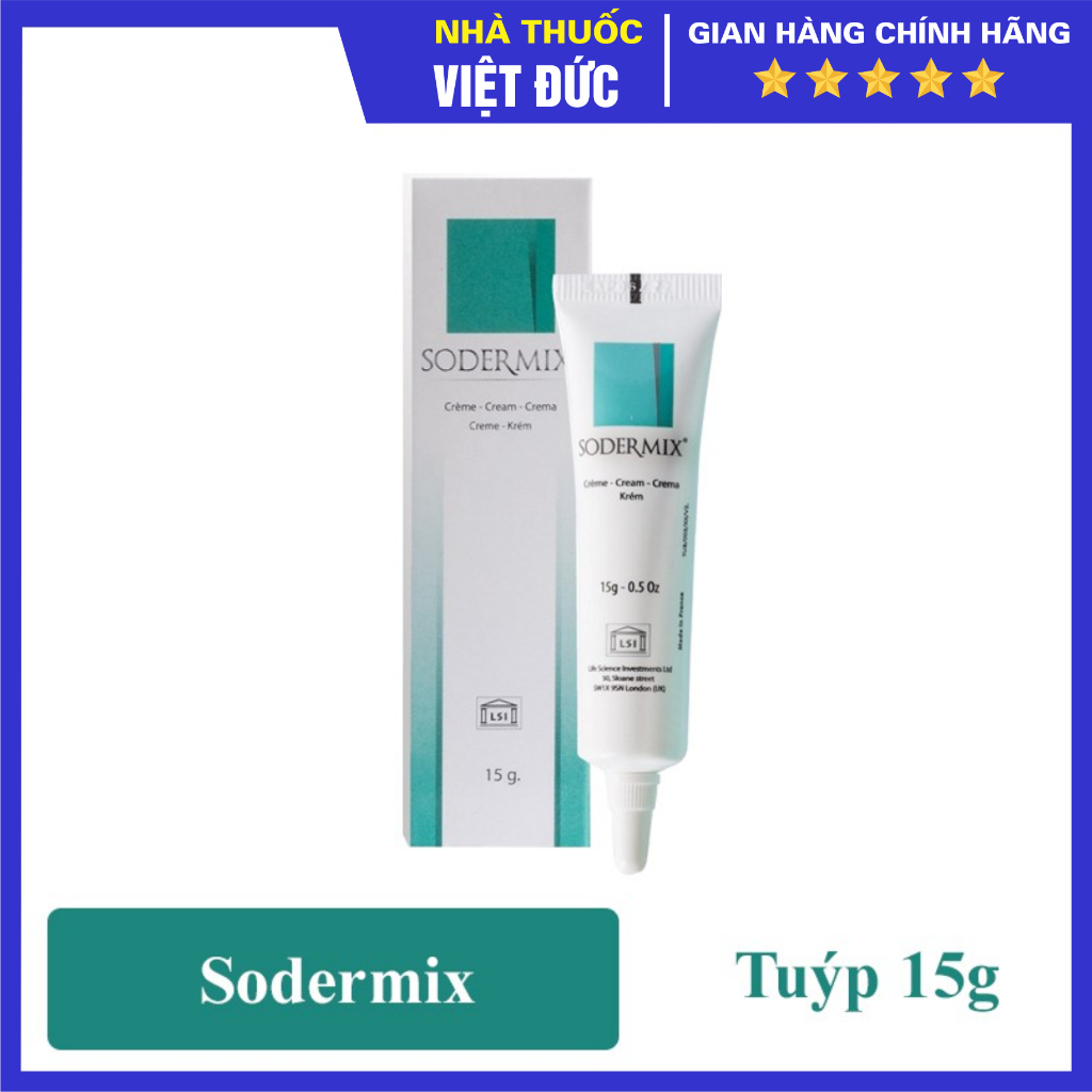 [GENUINE] Sodermix Cream 15g Used for keloid scars, hypertrophic scars ...