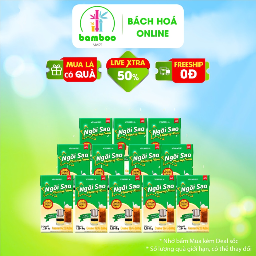 Carton of 24 Boxes of Green Southern Star Condensed Milk Creamer - 24 ...