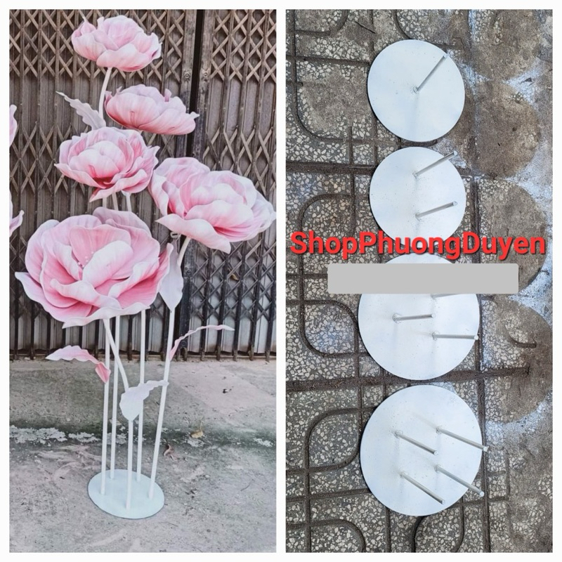 Giant flower base (5 flower base) l Super heavy iron base (with base ...